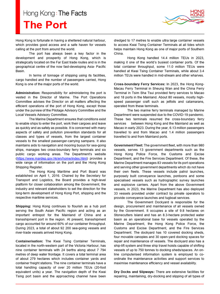 Thefacts e | PDF | Shipping | Water Transport