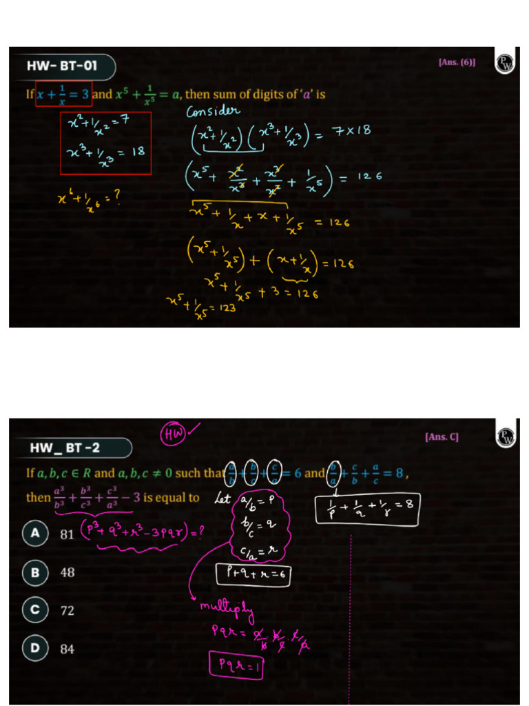 MATHS 1 (BTs 289) | PDF