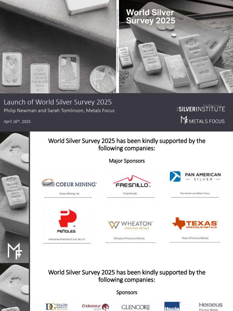 World Silver Survey 2025 Overview | PDF | Photovoltaics | Silver
