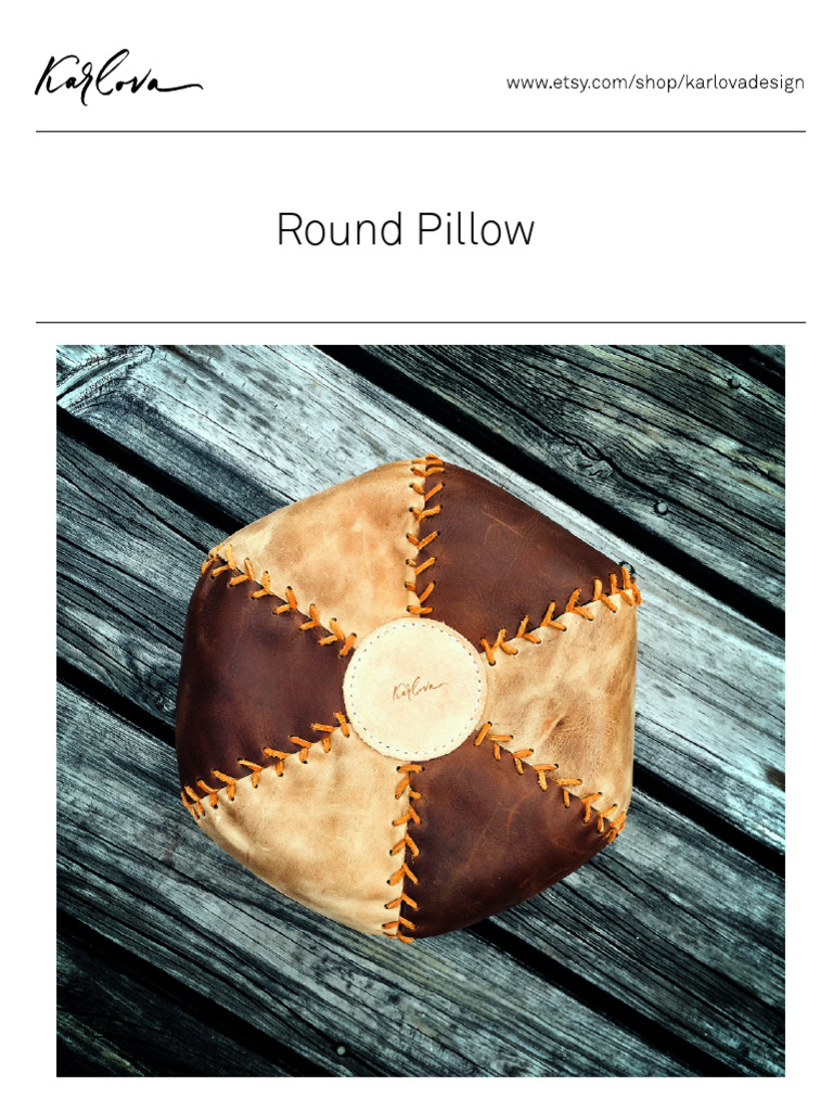 Karlova Round Pillow | PDF