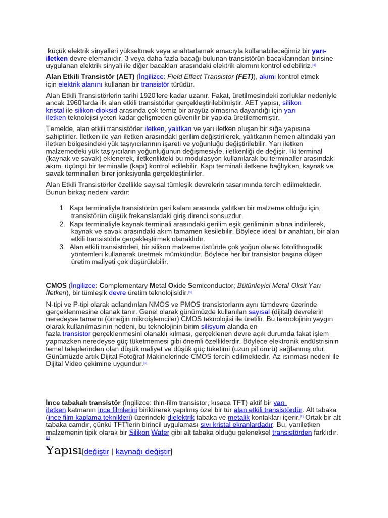 Transistör | PDF