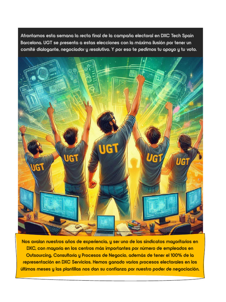 Elecciones UGT en DXC Tech Spain 2023 | PDF