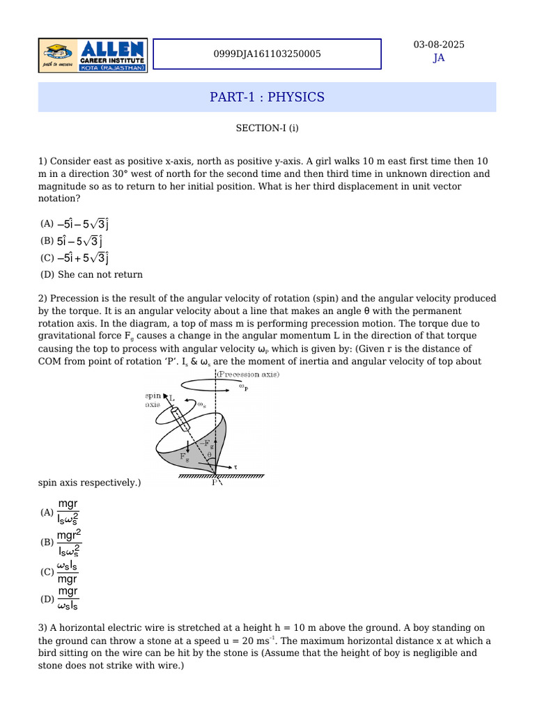 Arcade Game Physics: Angle Calculation | PDF | Rotation Around A Fixed ...