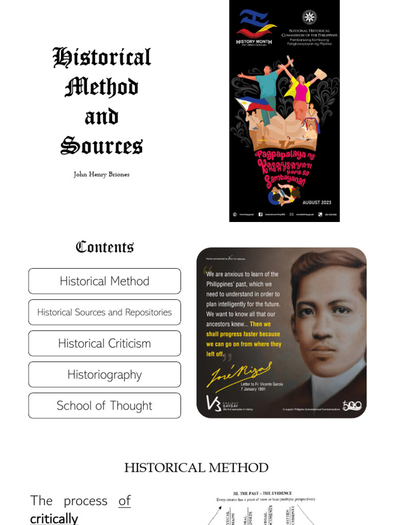 Lesson 2 Historical Method and Primary Sources | PDF | Primary Sources ...