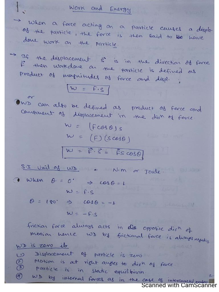 Work Energy Principle | PDF