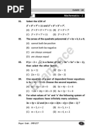 ASAT Class 10 Sample Paper Solutions | PDF