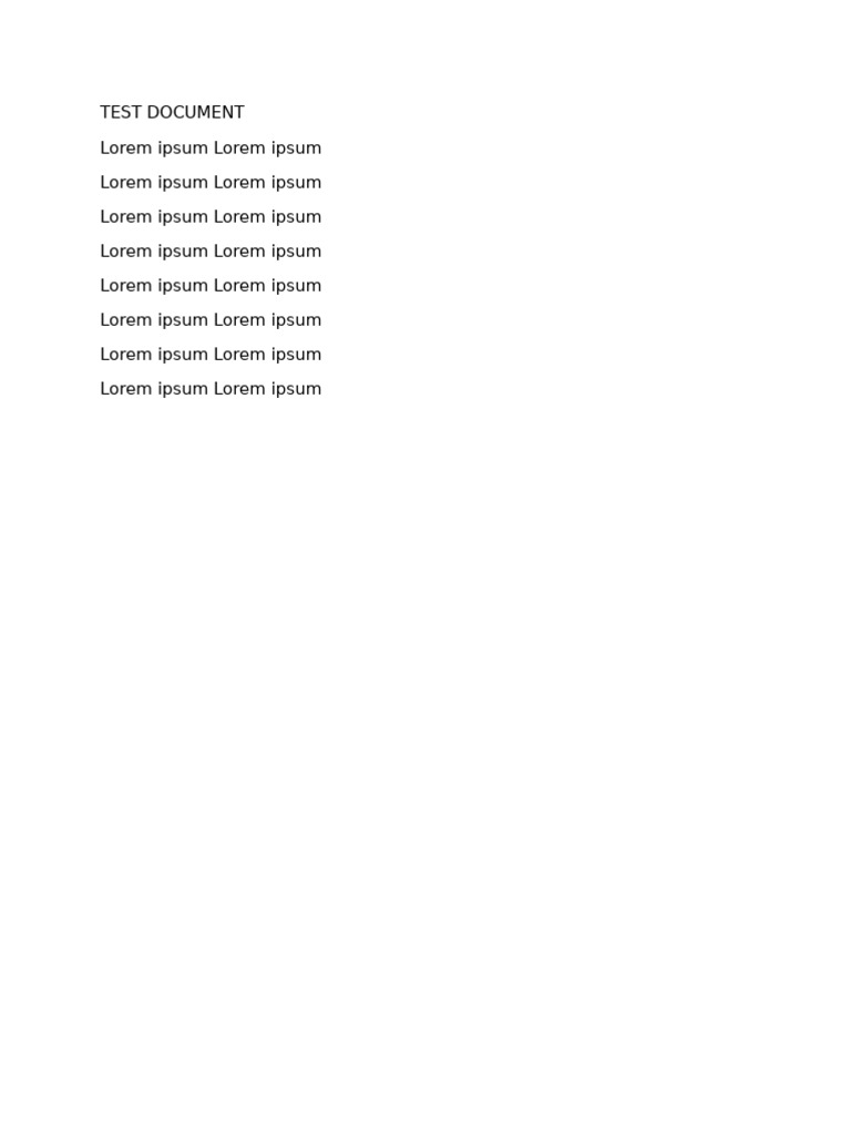 Test Document | PDF