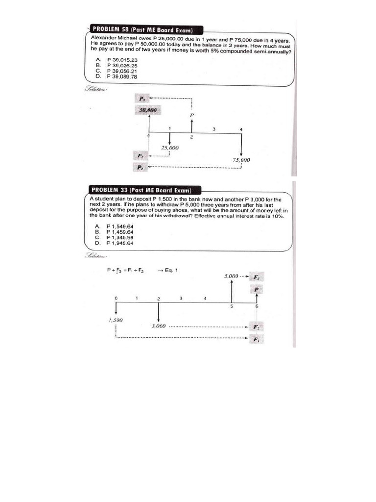 Cash Flow Diagram | PDF