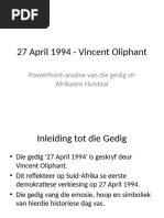 Vincent Olifant | PDF
