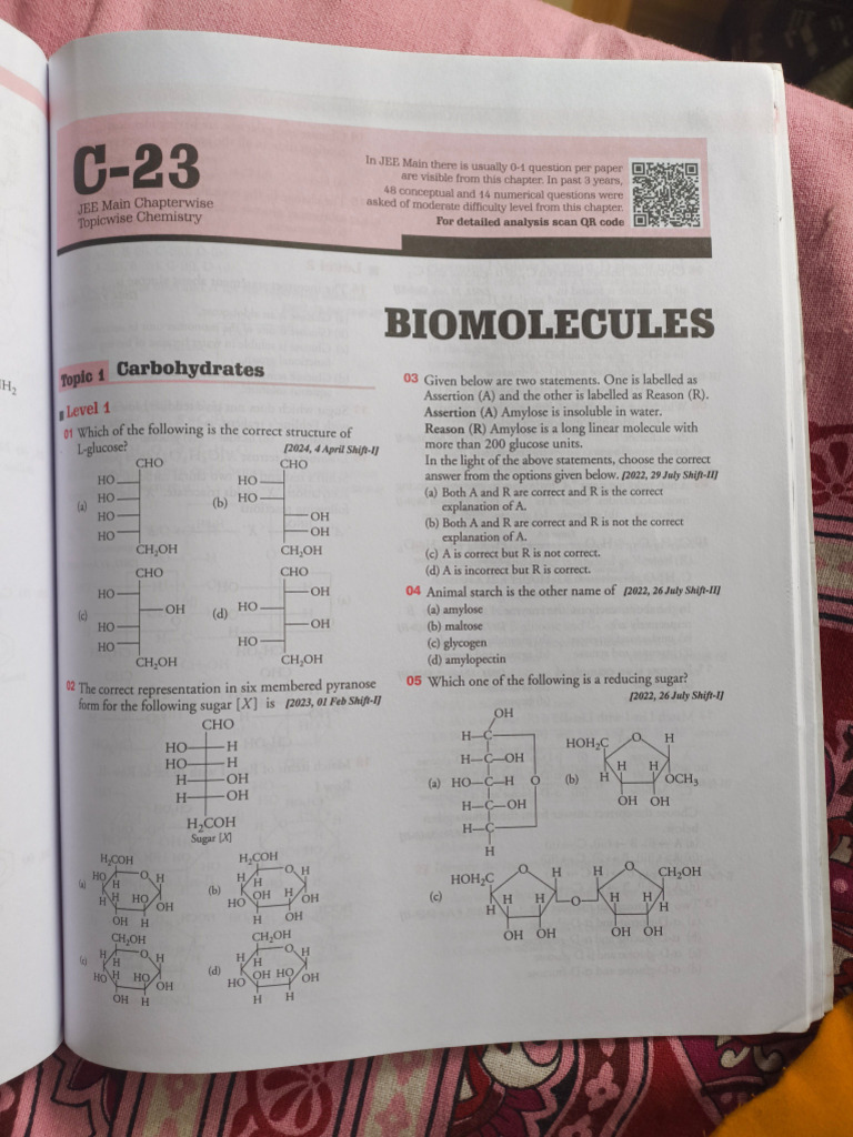Biomolecules Jee Arihant | PDF