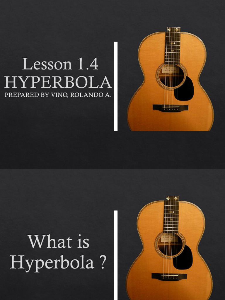 Pre Calculus Conic Section Hyperbola - Final | PDF | Asymptote | Mathematics