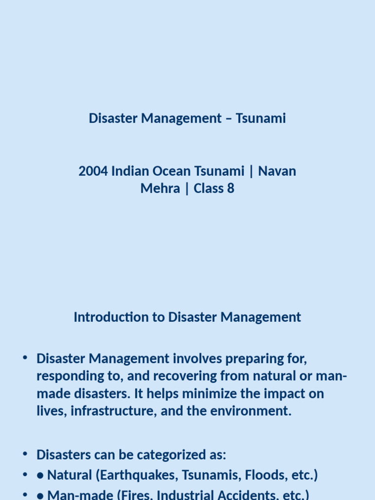 Understanding Tsunamis and Their Impact | PDF | Tsunami | Natural Disasters
