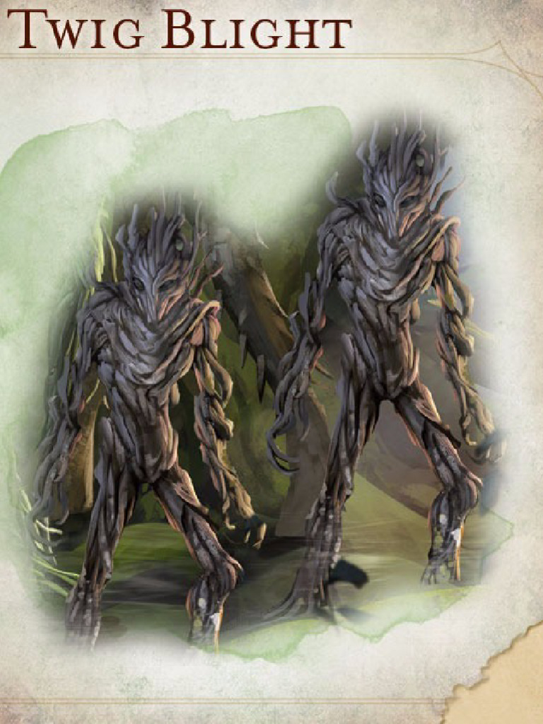 Twig Blight DND Art | PDF