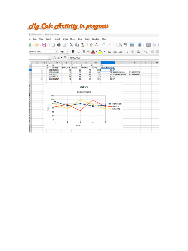 Marks in Progress | PDF