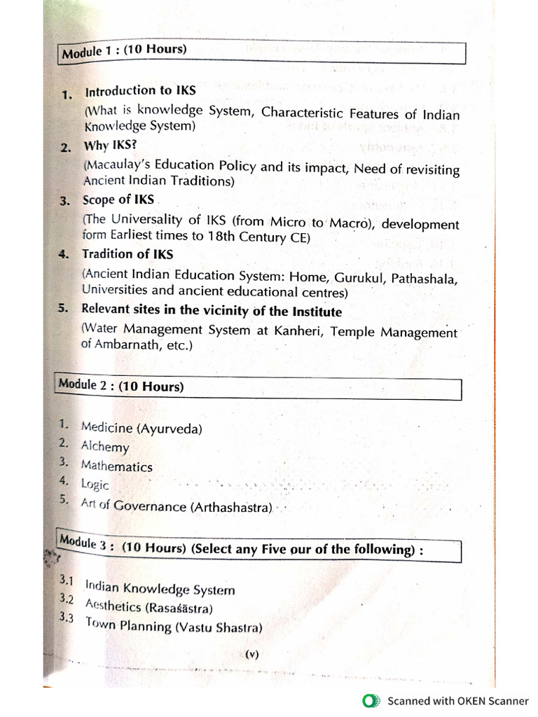 IKS (Indian Knowledge System) Notes | PDF