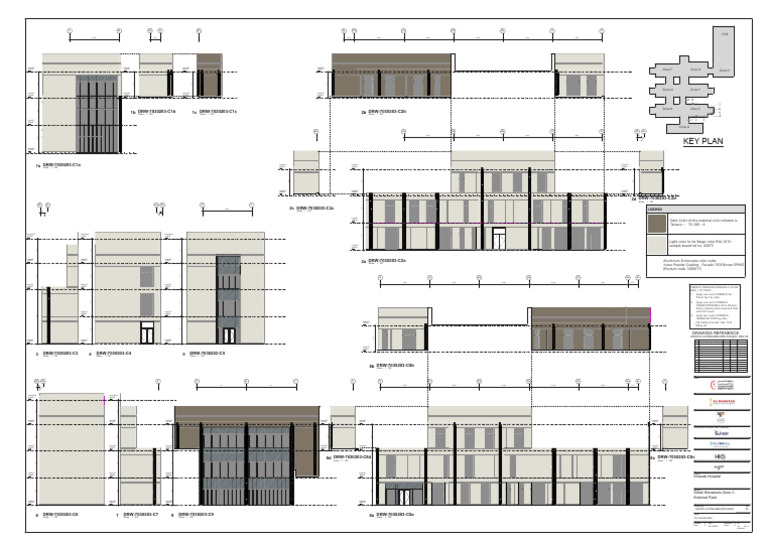 OR4100 3 ATNM AB8 SDW 00083 Detail Elevations Zone C External Paint | PDF