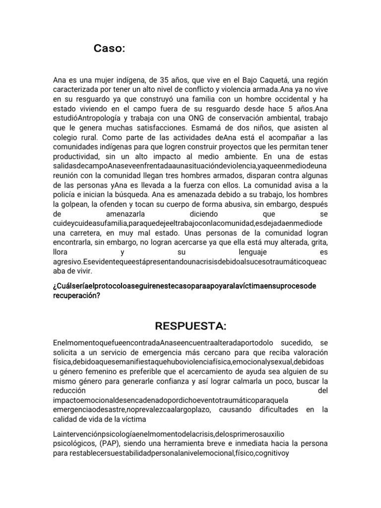 Construcción de Protocolo en Primeros Auxilios Psicológicos A Partir de ...