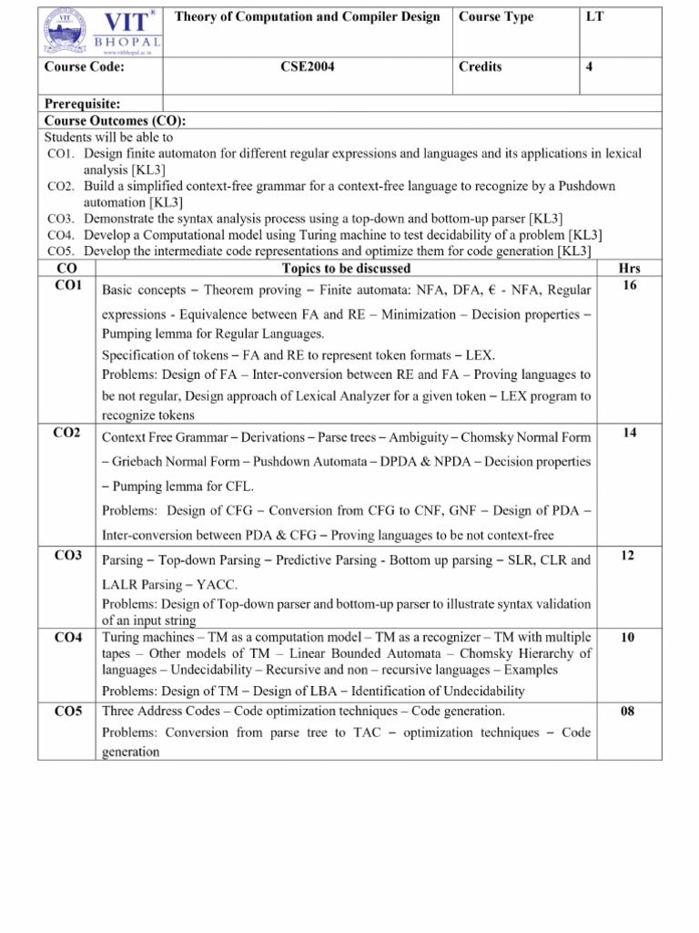 Theory of Computation | PDF