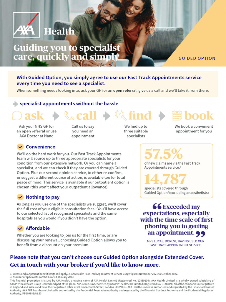 Guided Option - Product Information | PDF | Public Services | Social Programs