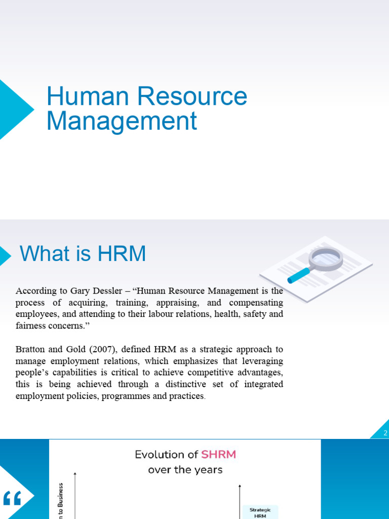 Introduction To HRM and HRP | PDF | Forecasting | Human Resource Management
