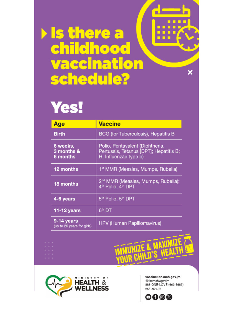 National Immunization Schedule | PDF