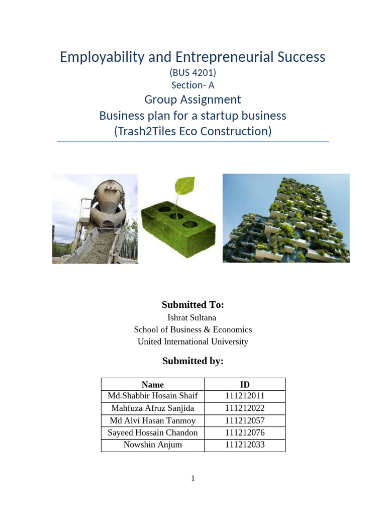 AgroTech Vertical Farming Solutions Full Completed[1][1] | PDF | Recycling | Entrepreneurship