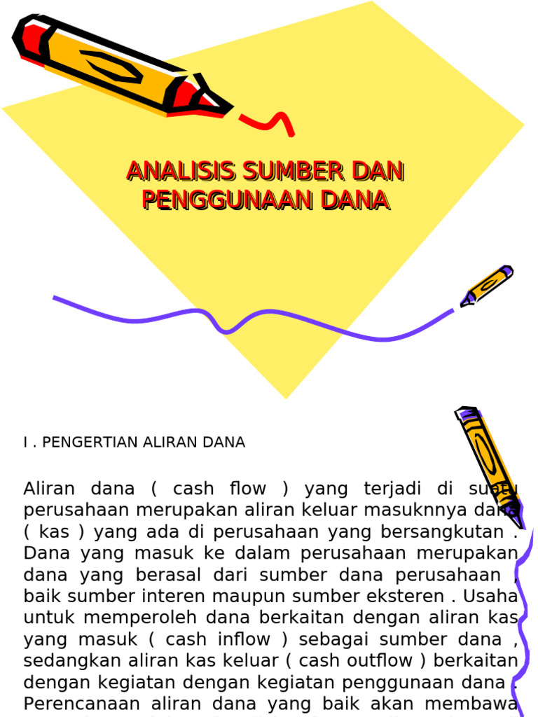Analisis Sumber Dan Penggunaan Dana - 5 | PDF
