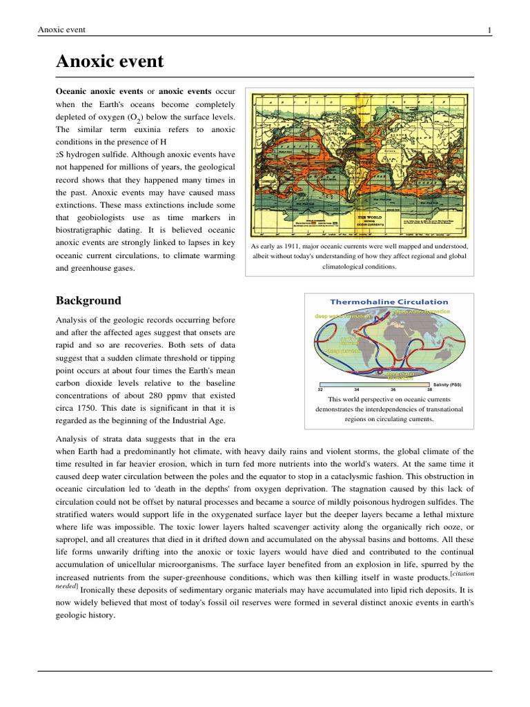 0. Anoxic Event | PDF | Physical Geography | Hydrology