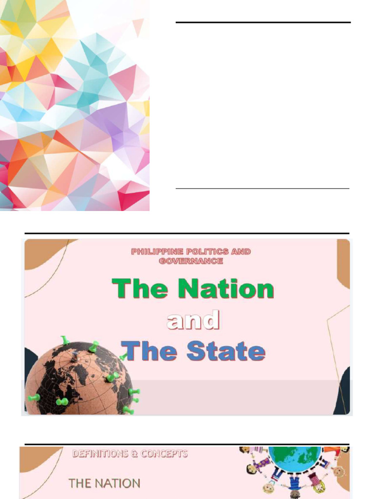 State and Nation and Globalization | PDF