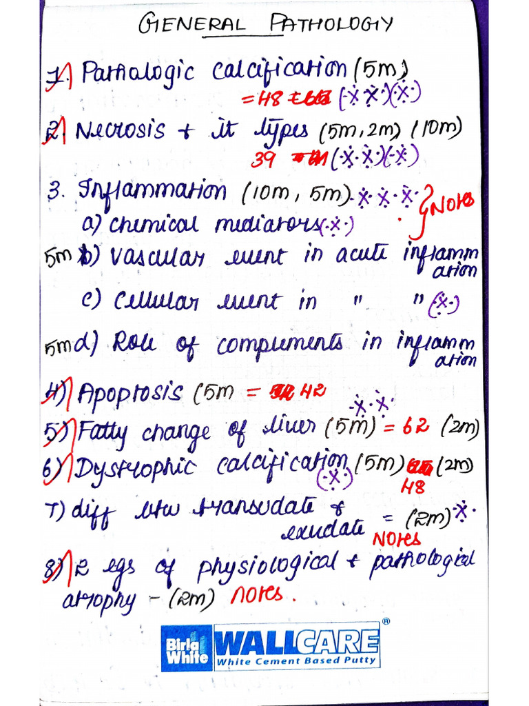 Pathology Question | PDF