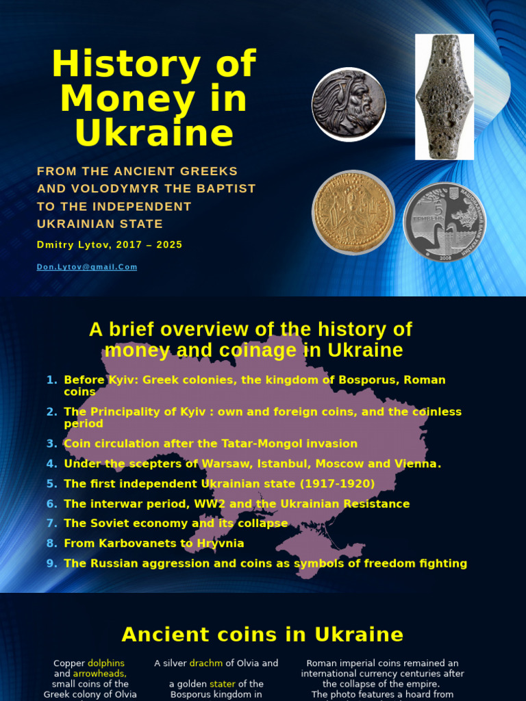 History of Money in Ukraine | PDF | Currency | Economy Of Europe