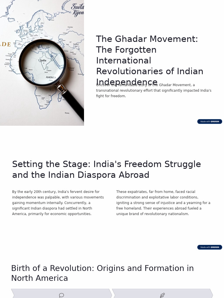 The Ghadar Movement The Forgotten International Revolutionaries of ...