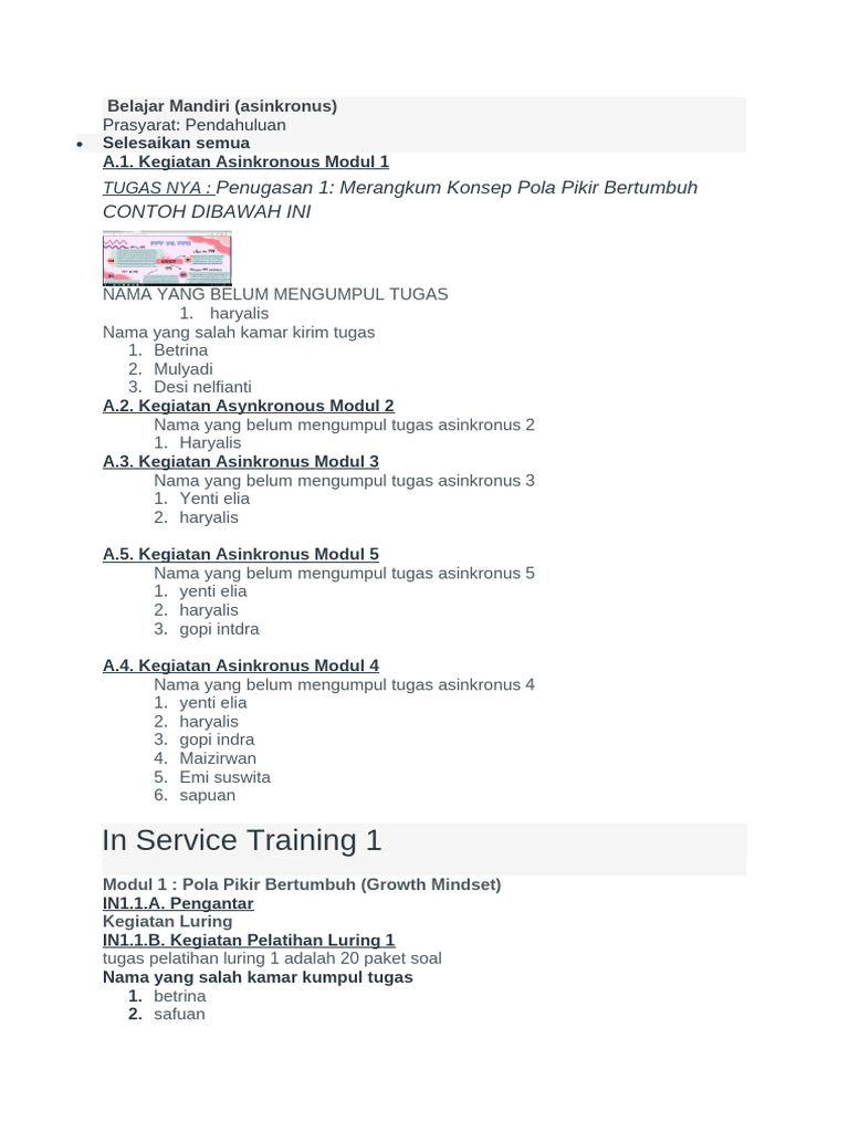 Siklus Lms Ada 5 Modul | PDF