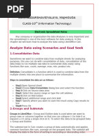 Consolidation in LibreOffice Calc | PDF