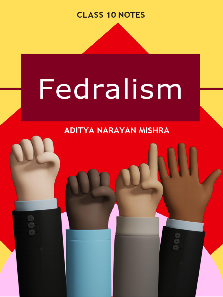 Fedralism - Aditya - Narayan - Mishra | PDF | Government | Justice