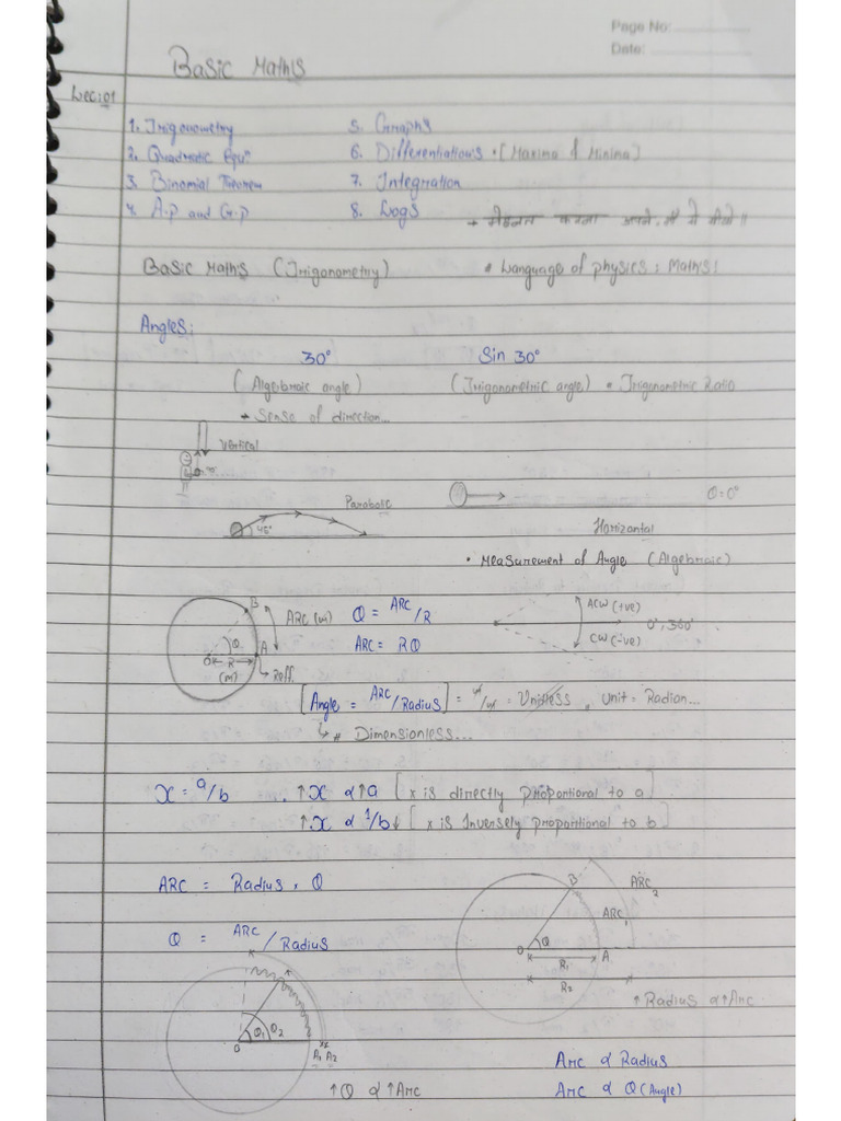 11th Basic Maths | PDF