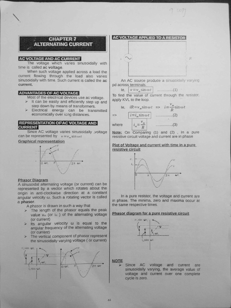 Alternating Current | PDF
