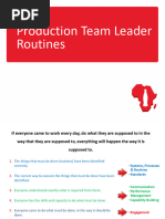TL Roles and Responsibilities | PDF | Performance Indicator | Business