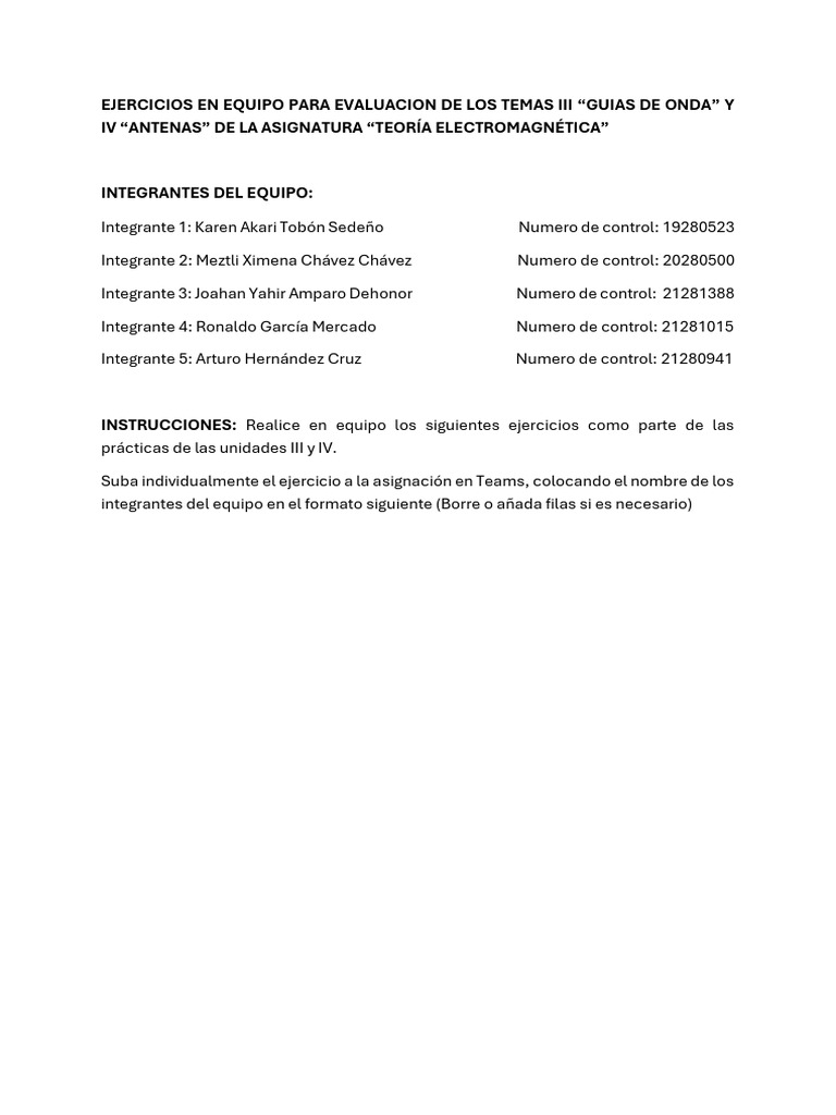 EQUIPO8. Ejercicios Temas 3 y 4 Teoria | PDF | Guía de onda | Olas