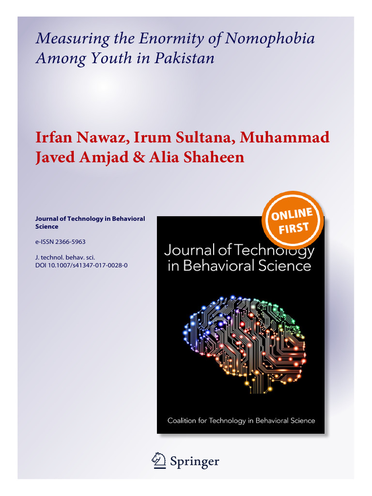 4 Nomophobia | PDF | Statistics