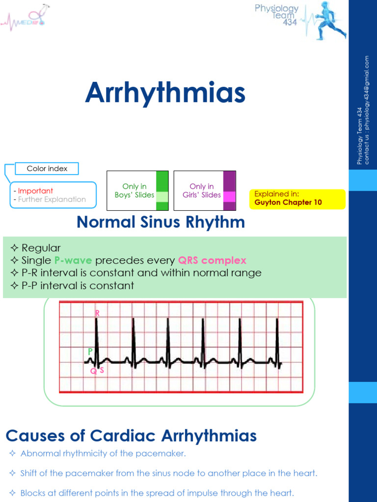 Arrhythmias | PDF | Heart | Cardiology