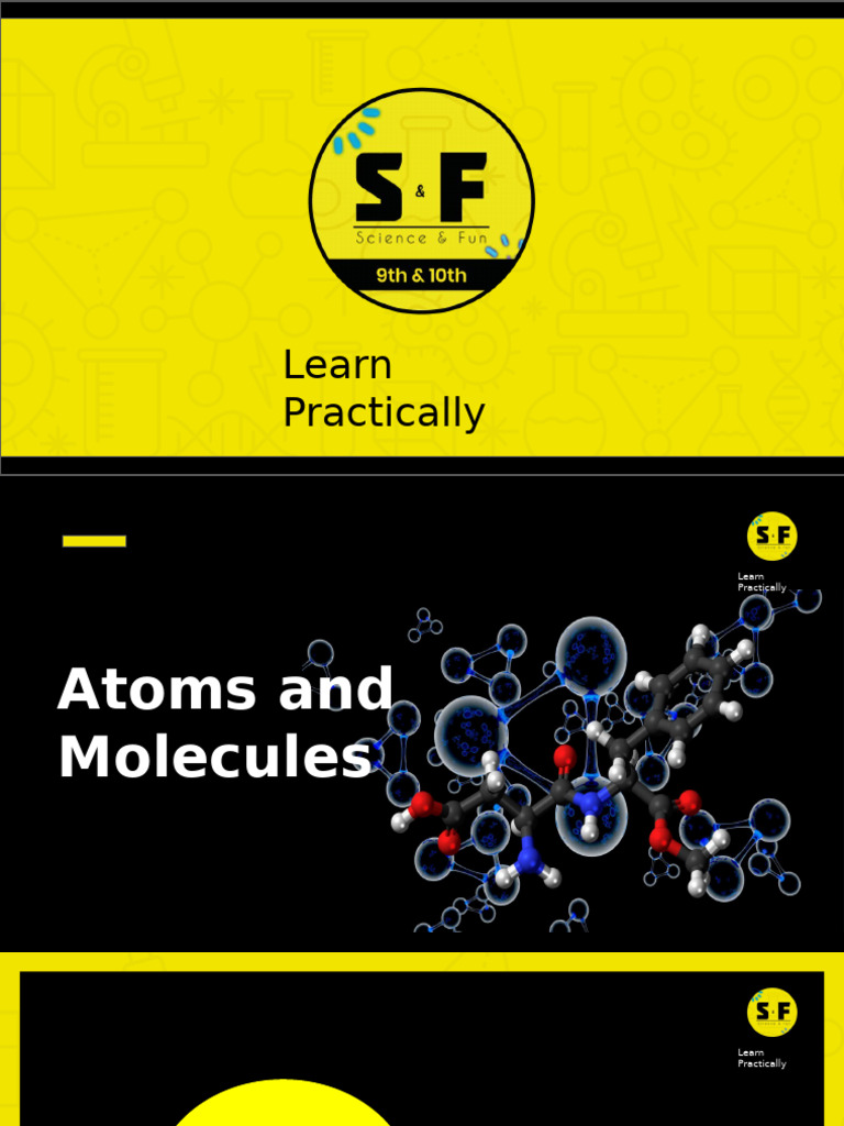 Atoms and Molecules Notes | PDF | Valence (Chemistry) | Ion