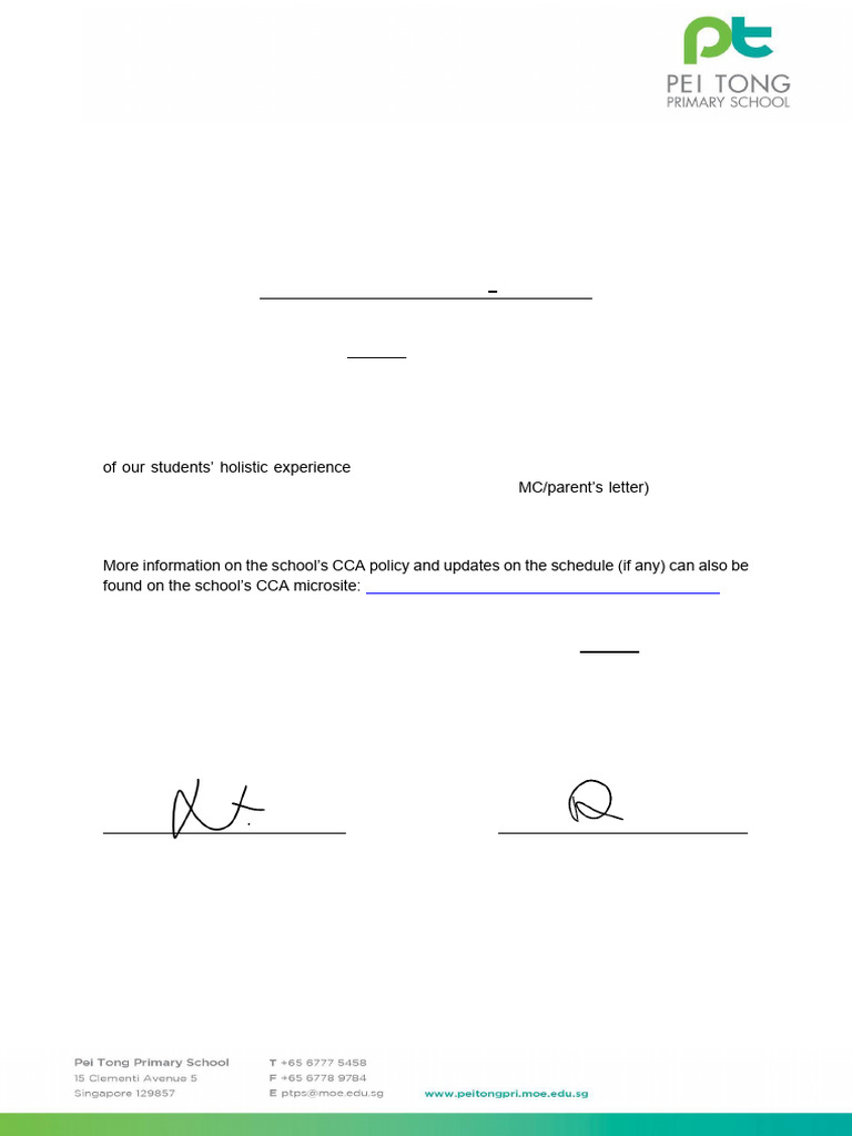 PT137 CCA Letter Term 3 2025-1 | PDF