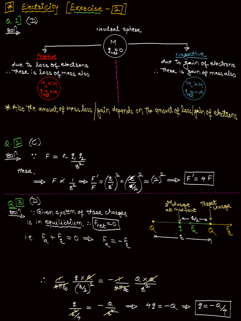Electricity Exercise 2 Compress | PDF