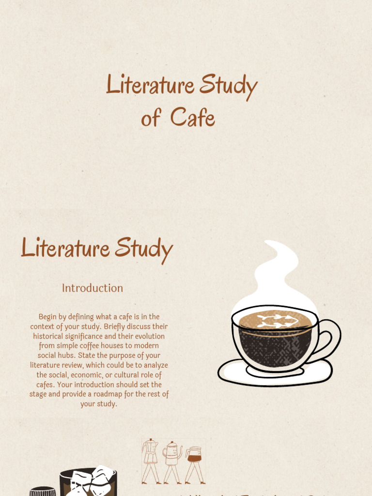 Cafe Literature Study Imp | PDF | Coffeehouse | Qualitative Research