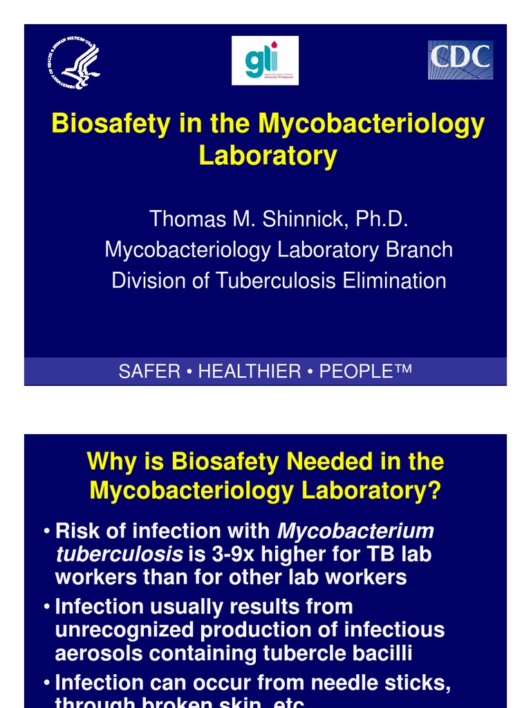 01 - Current Draft WHO-CDC Biosafety Recommendations | PDF | Personal ...