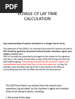 Laytime Calculation | PDF