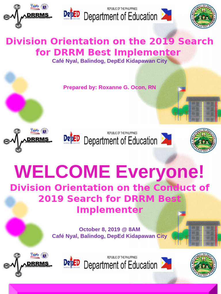 DRRM Best Implementer | PDF | Risk Management