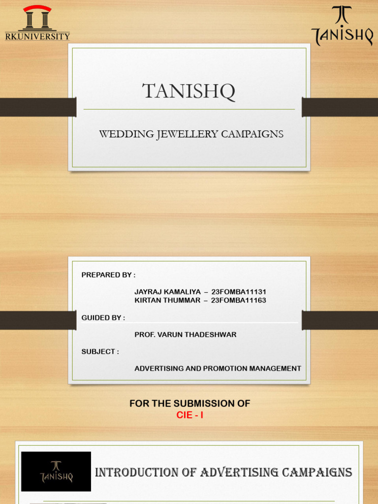Kirtan & Jayraj Bba-5-A Tanishq | PDF | Advertising | Bride