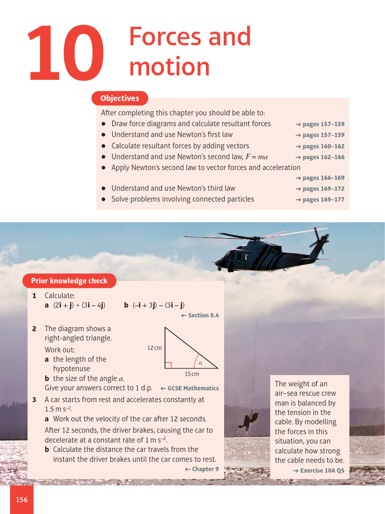 Chapter 10 - Forces and Motion | PDF | Force | Acceleration